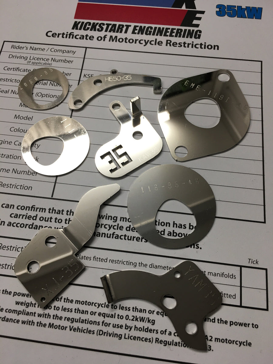 Honda CB 600 Hornet PC34 1999 A2 Restrictor Kit CB600 (212-35) #016 ...